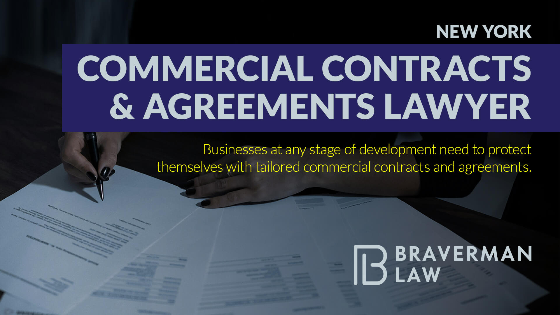 New York Commercial Contracts & Agreements Lawyer